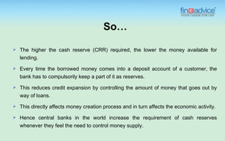 Cash Reserve Ratio (CRR) | PPT