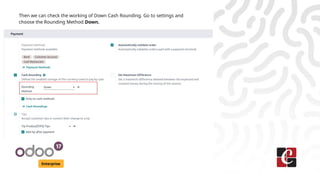Cash Rounding in Odoo 17 POS - Odoo 17 Slides | PPTX