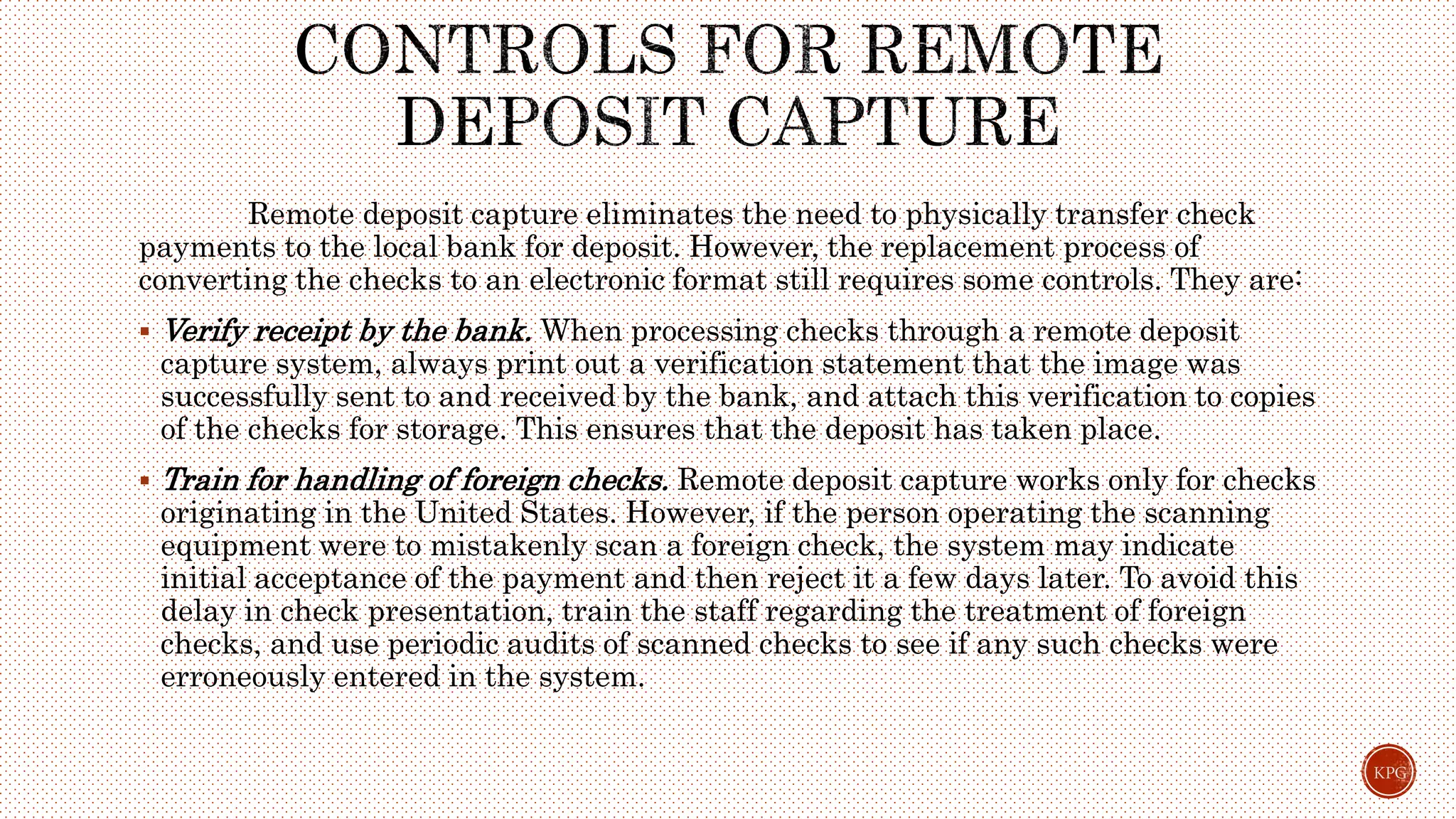 Cash Transfer Methods | PPTX
