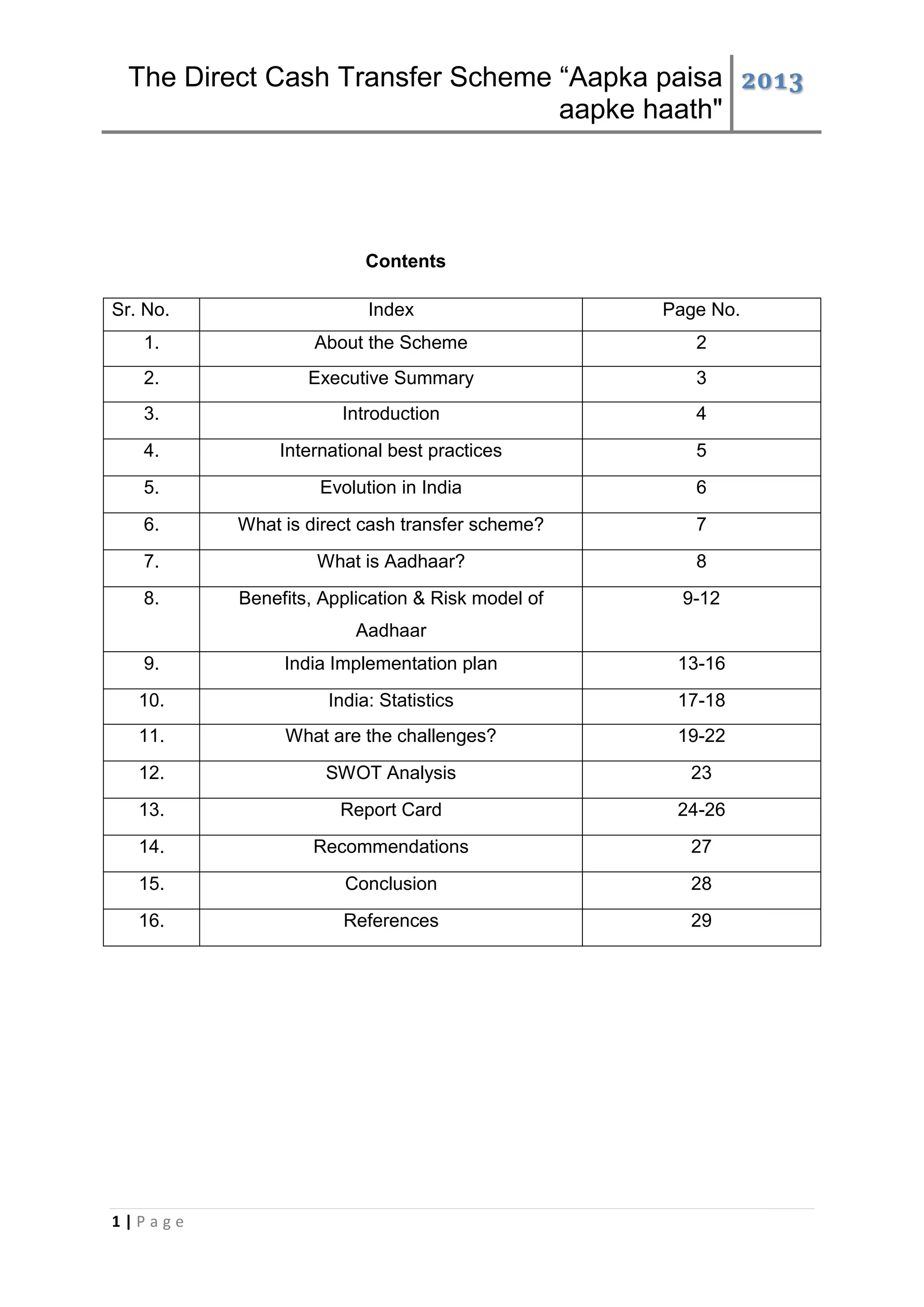 Direct Cash Transfer Scheme India | PDF | Business | Business and Finance
