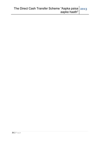 Direct Cash Transfer Scheme India | PDF | Business | Business and Finance