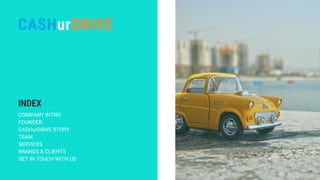 CASHhurDRIVE Marketing Pvt Ltd | PDF