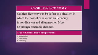Cash vs cashless society | PPTX