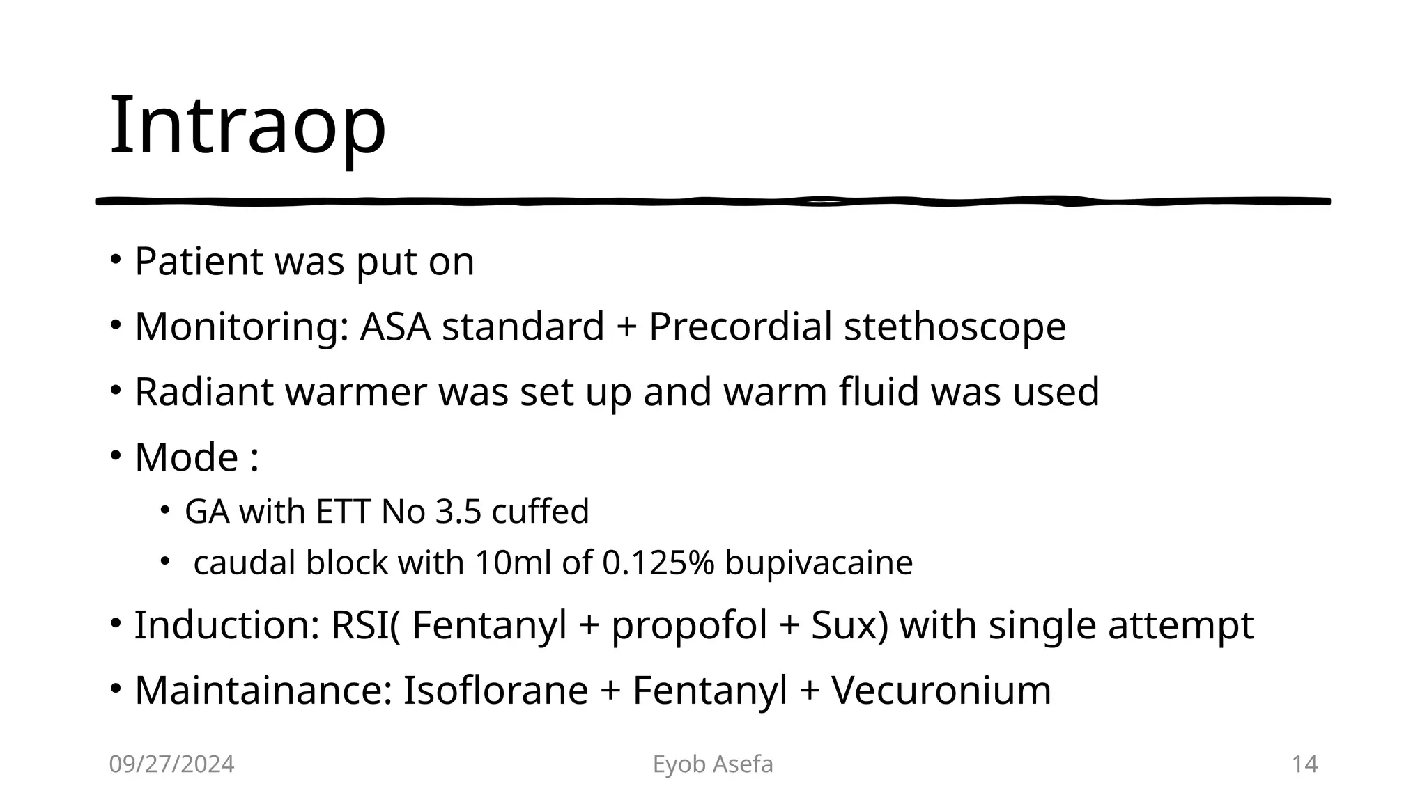 Anesthesizing a malnourished patient case.pptx