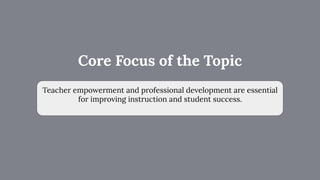 Casie Hynes Explores Teacher Empowerment Through Continuous ...