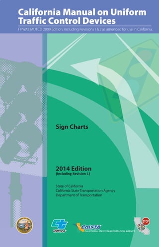 California MUTCD Sign Charts | PDF