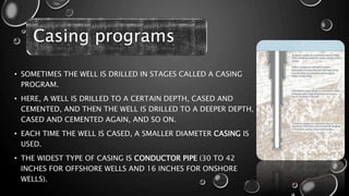 Casing of oil well | PPTX