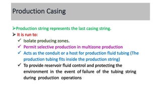 Casing (2) casing setting depth casing string | PDF