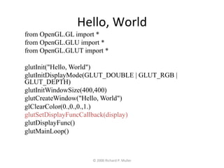 Casing3d opengl | PPT