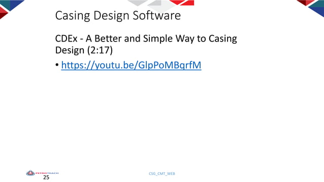 PetroTeach Casing and cementing Design webinar 01 10_2020 | PDF