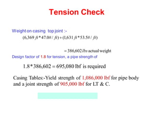 Casing Design | Tubing | Well Control | Drilling | Gaurav Singh Rajput ...