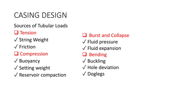 Casing Physical Properties,casing Grades and design .ppt