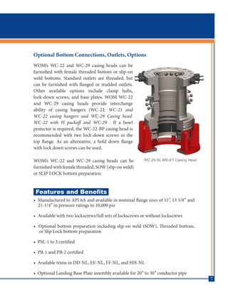 Casing Heads - Worldwide Oilfield Machine | PDF