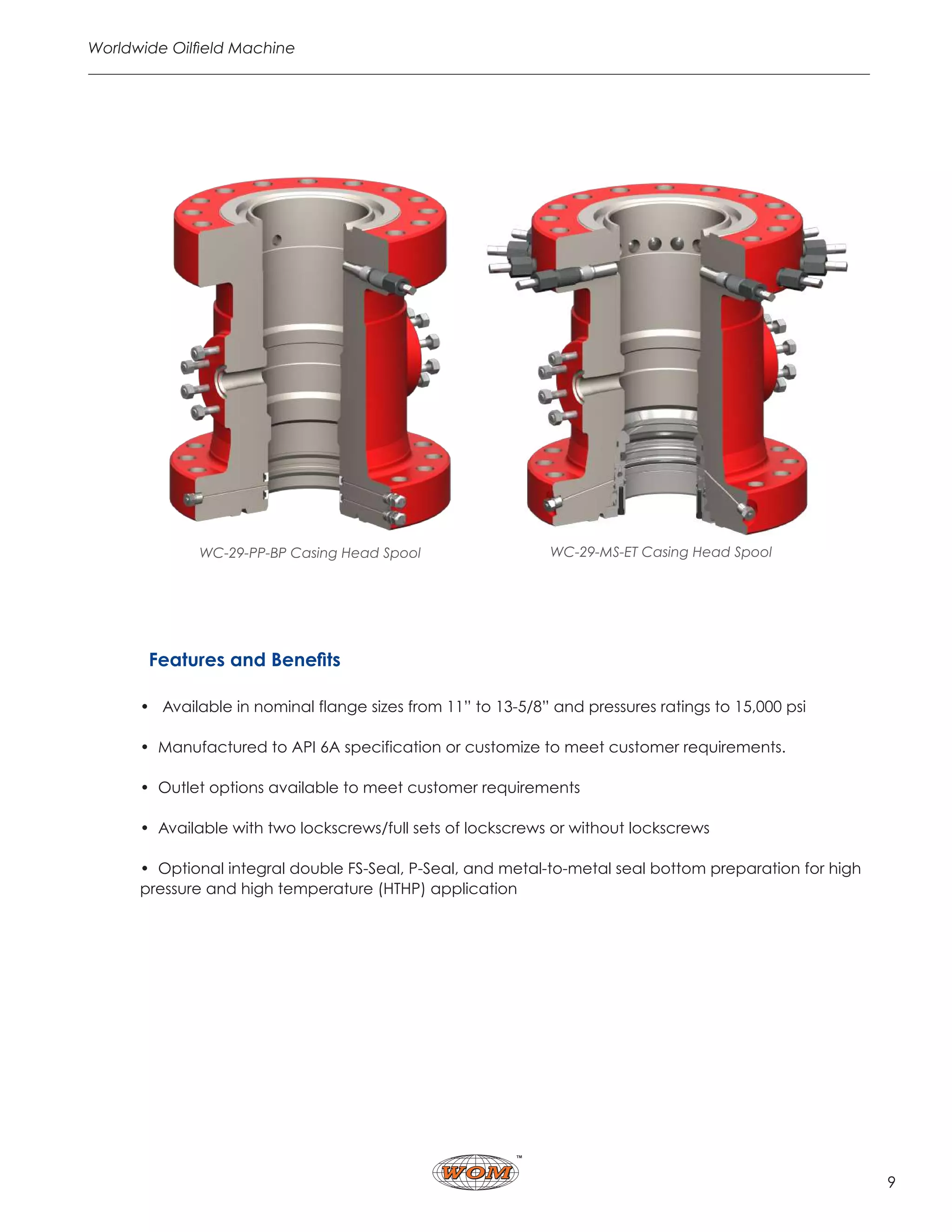 Casing Heads, Casing Oilfield - Worldwide Oilfield Machine | PDF