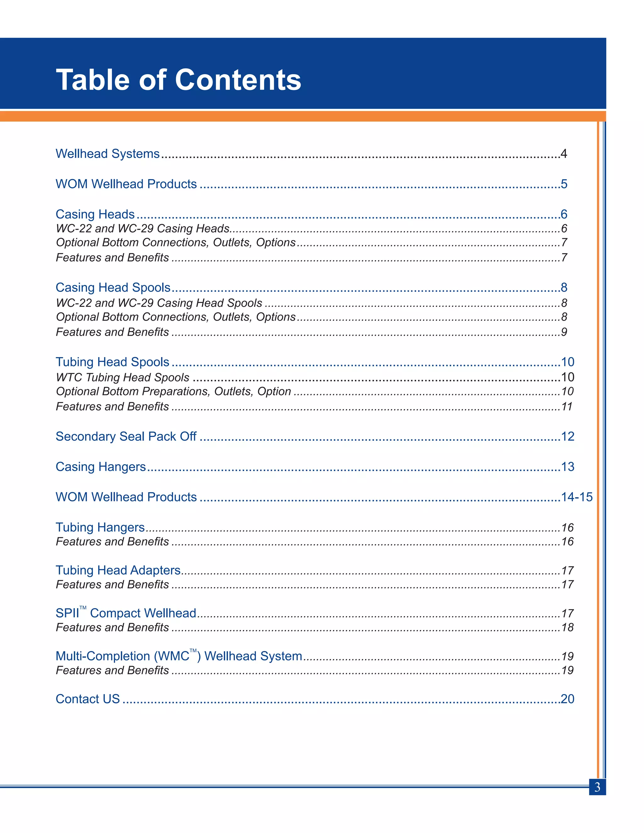 Casing Head Spools, Oilfield Casing Equipment - WOM Group | PDF