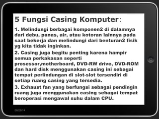 Casing & power supply unit | PPT