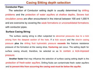 Casing Seat depth and Basic casing design lecture 4.pdf