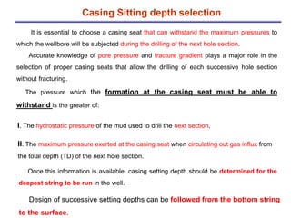 Casing Seat depth and Basic casing design lecture 4.pdf