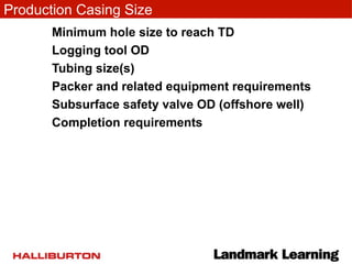CasingSeat Landmark Halliburton Software.ppt