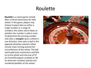 Casino | PPTX