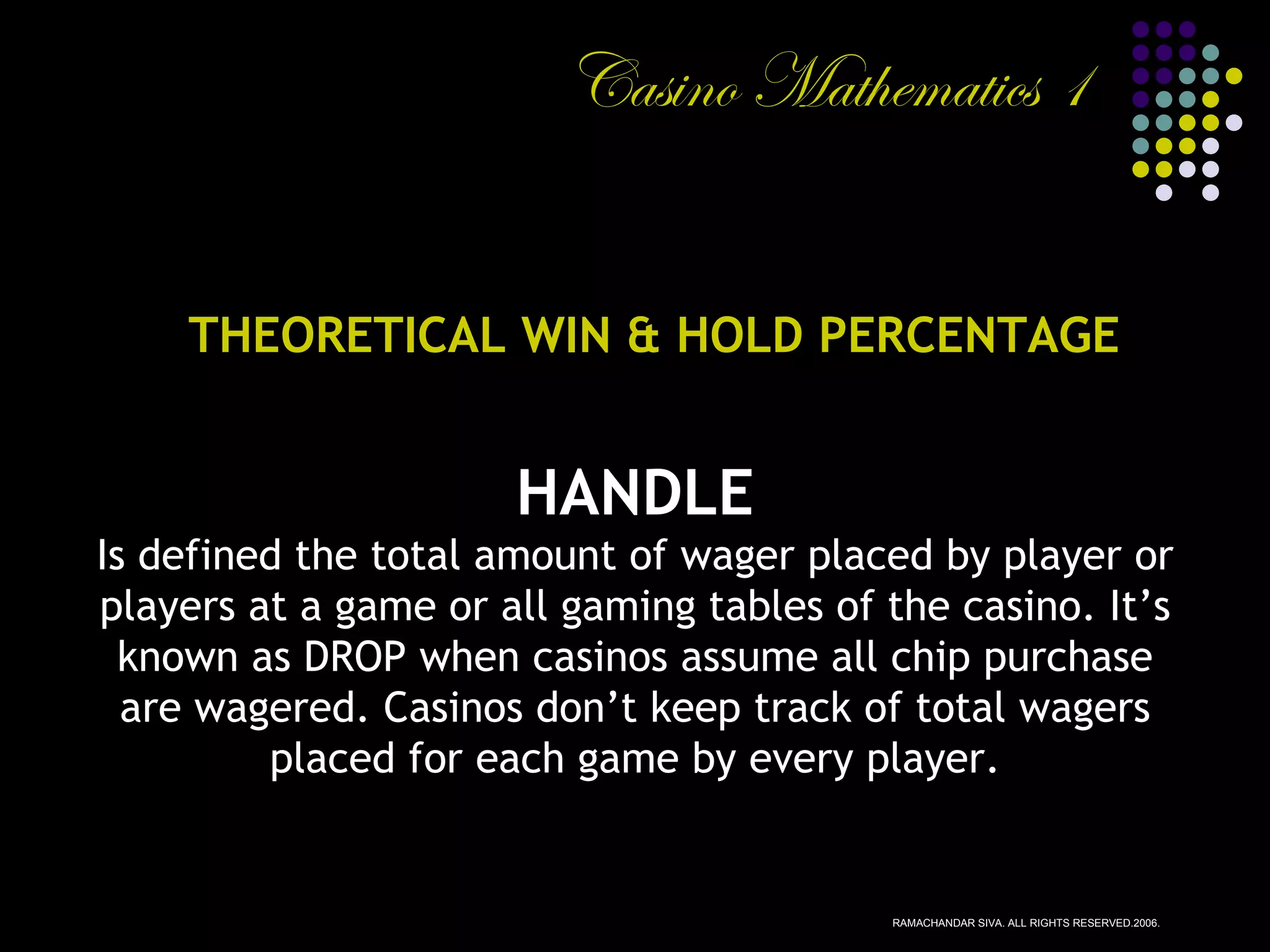 Introduction to Casino Mathematics | PPT