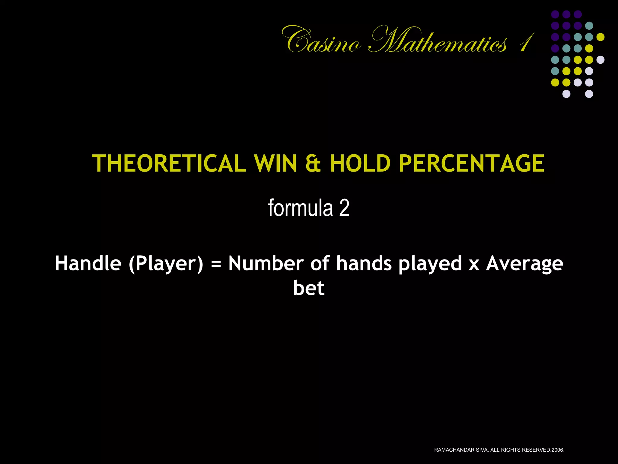 Introduction to Casino Mathematics | PPT