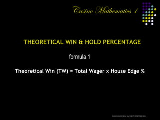 Introduction to Casino Mathematics | PPT