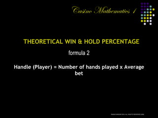 Introduction to Casino Mathematics | PPT
