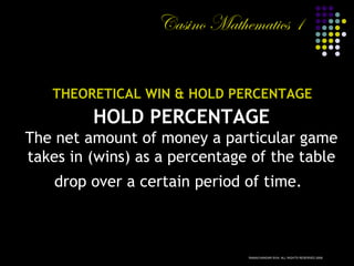 Introduction to Casino Mathematics | PPT