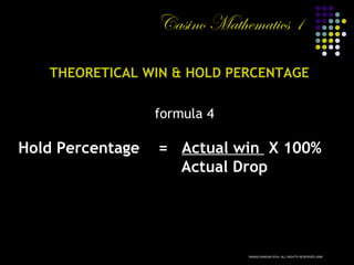Introduction to Casino Mathematics | PPT