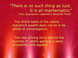 Casino Mathematics | PPT
