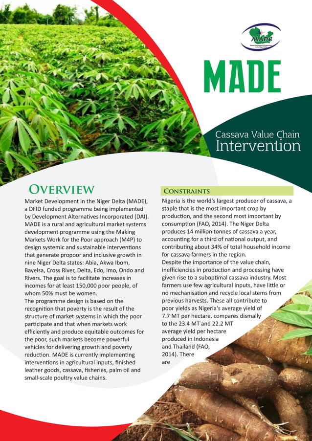 Cassava Value Chain | PDF