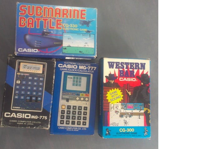 Casio retro LCD handheld games | PPT