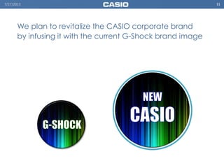 Casio (Brand Strategy, NYU Stern - Gromley) | PPTX