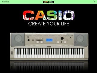 Casio (Brand Strategy, NYU Stern - Gromley) | PPT