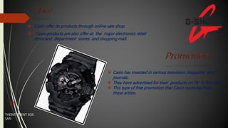 Presentation - Marketing Analysis of Casio ( G-Shock) | PPTX