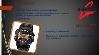 Presentation - Marketing Analysis of Casio ( G-Shock) | PPTX