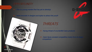 Presentation - Marketing Analysis of Casio ( G-Shock) | PPTX