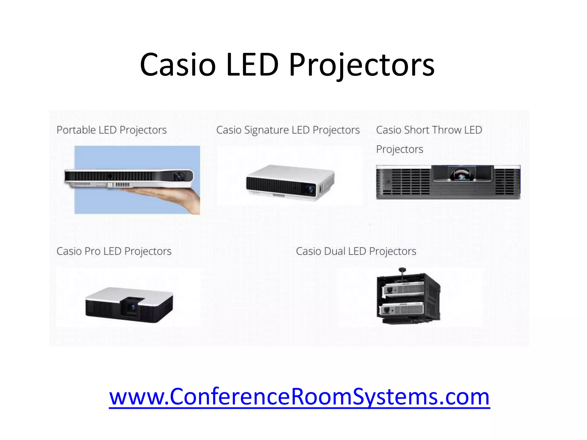 Casio LED Projectors 2014 | PPTX