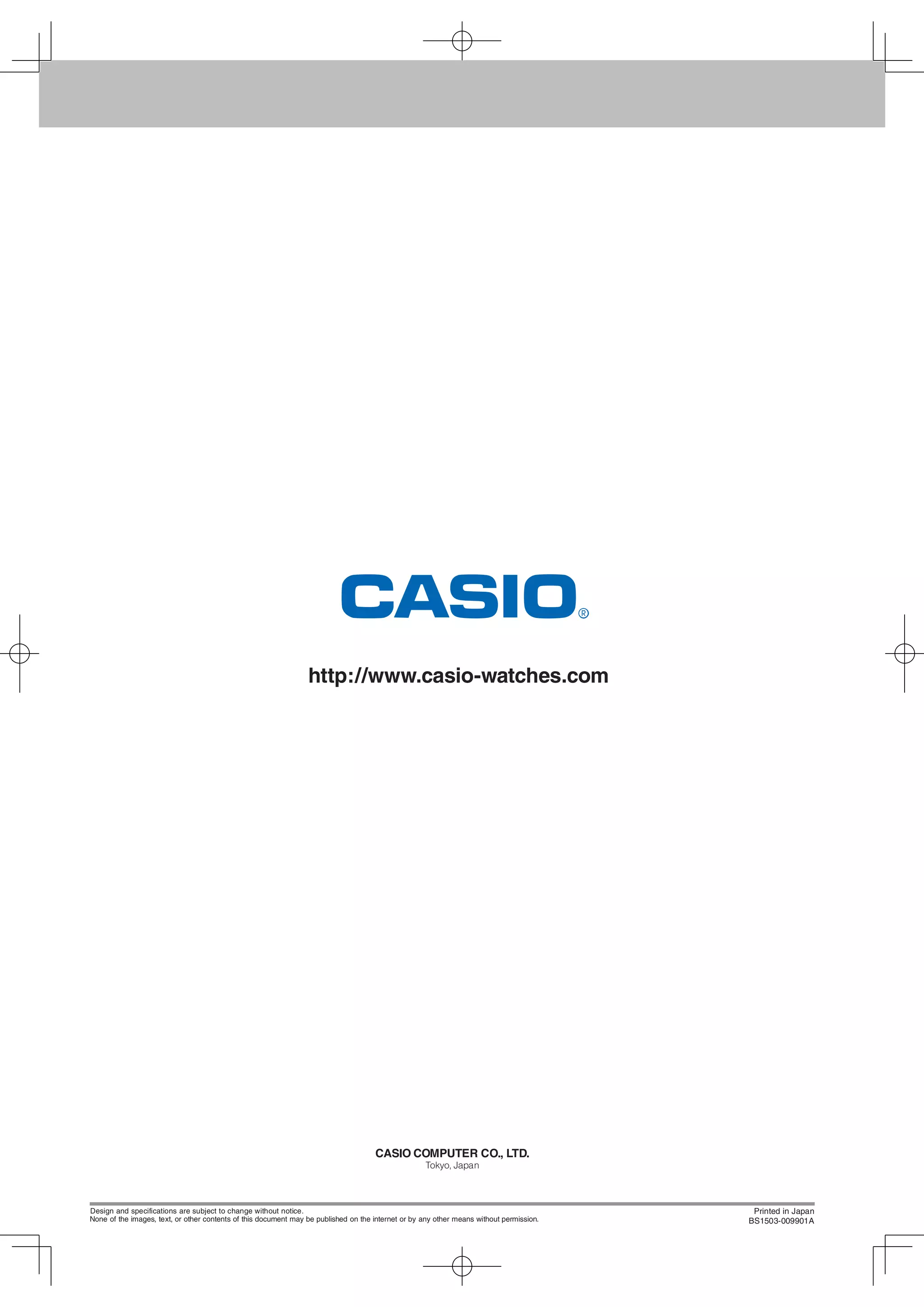 Casio new models april | PDF
