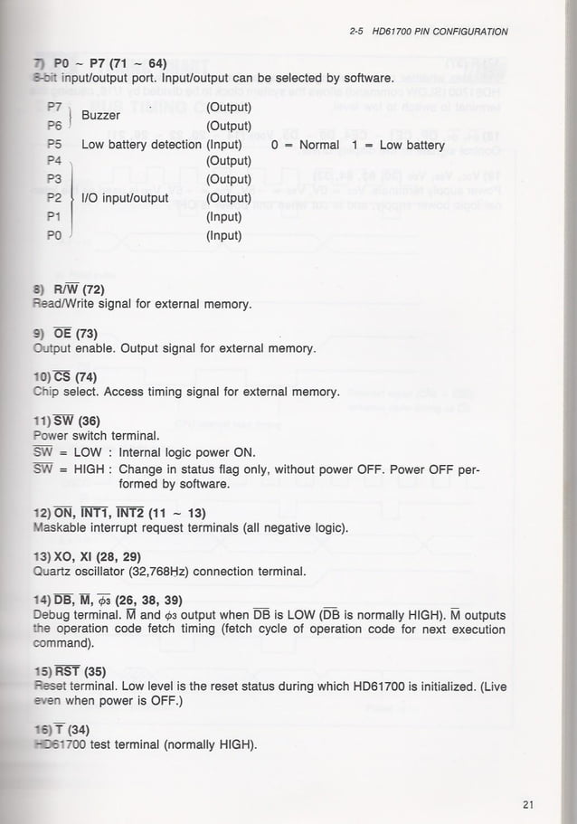 Casio pb 1000 technical reference | PDF