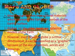 posters,maps and globes | PPTX | Drawing and Sketching | Arts and Crafts