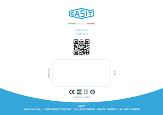 CASIT PRODUCT SUMMARY_ENGLISH_ITALIAN | PDF