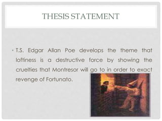 Cask of amontillado. | PPT