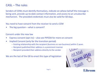 Casl 2012 Final | PPT