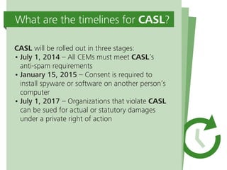 CASL: Are you prepared? | PDF