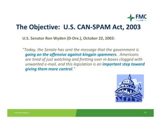 CASL vs CAN-SPAM - Canada’s Anti‐Spam Law | PPT