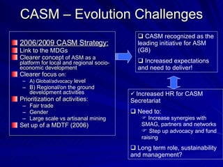 Casm Annual Progress Report 8 Acc Brazil | PPT | Business | Business and Finance