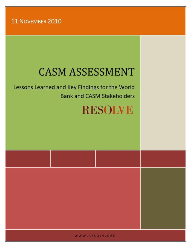 Casm assessment | PDF