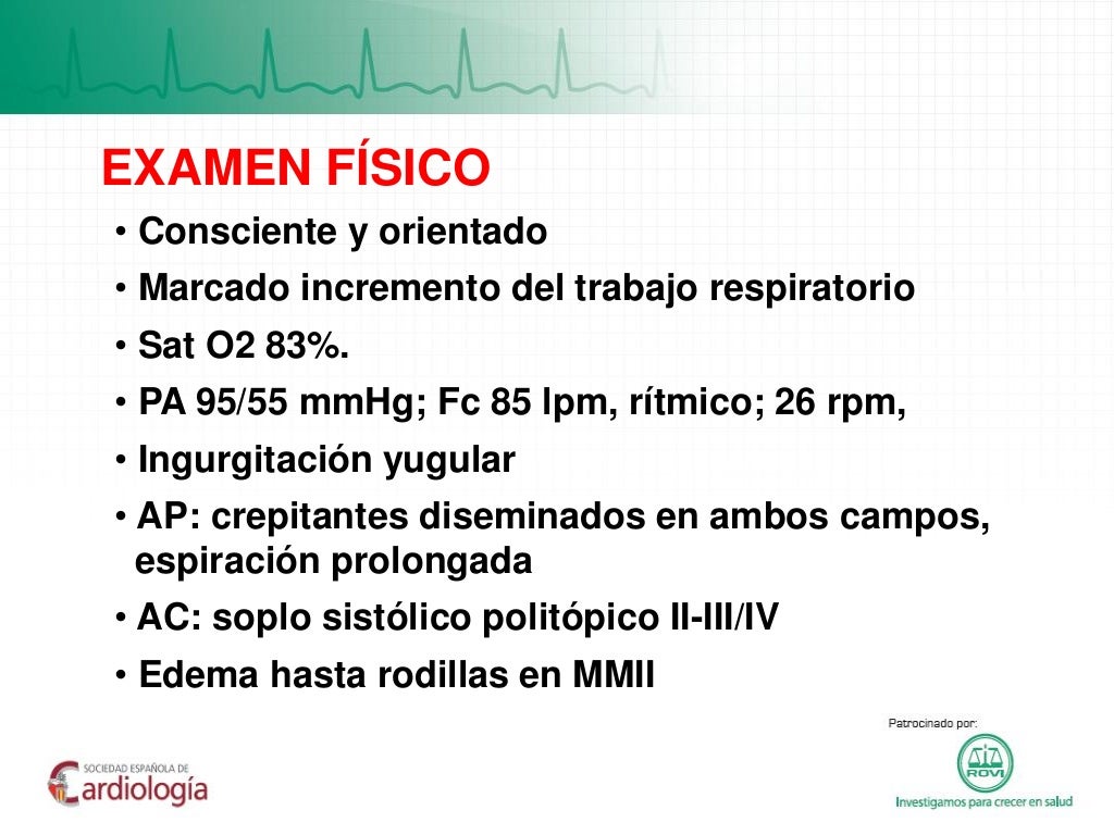 Caso Clinico 3 Insuficiencia Cardiaca Medicina Interna